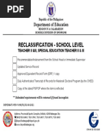 Updated Equivalent Record Form (Erf) Template and Checklist For Reclassification | PDF ...