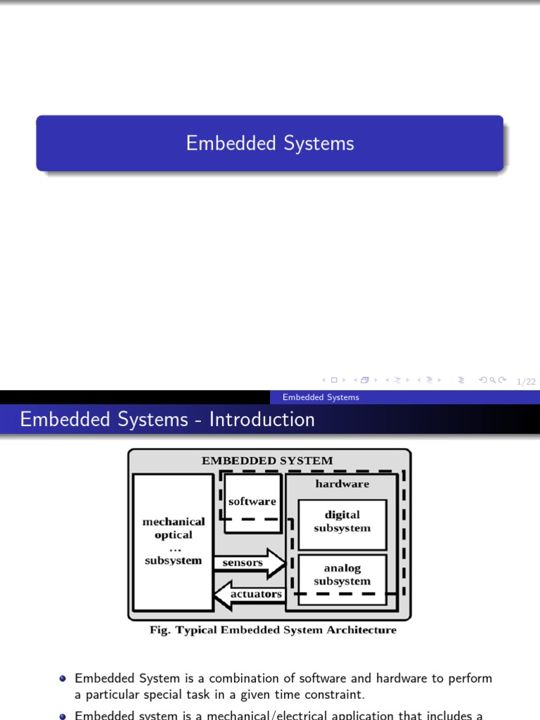 1) Embedded Sys | PDF | Bios | Embedded System