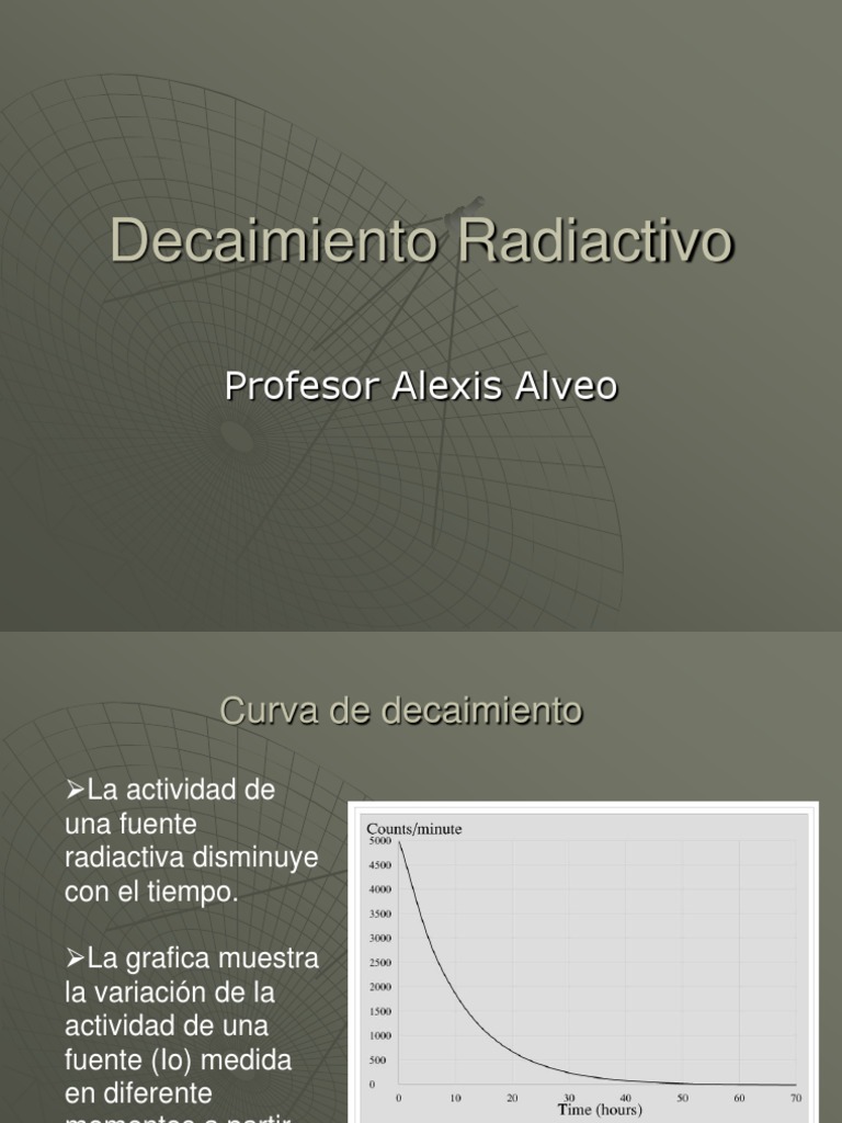 Decaimiento Radiactivo | PDF