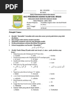 Soal UAS PAI Kelas 2 SD Semester 1 (Ganjil) Dan Kunci Jawaban | PDF