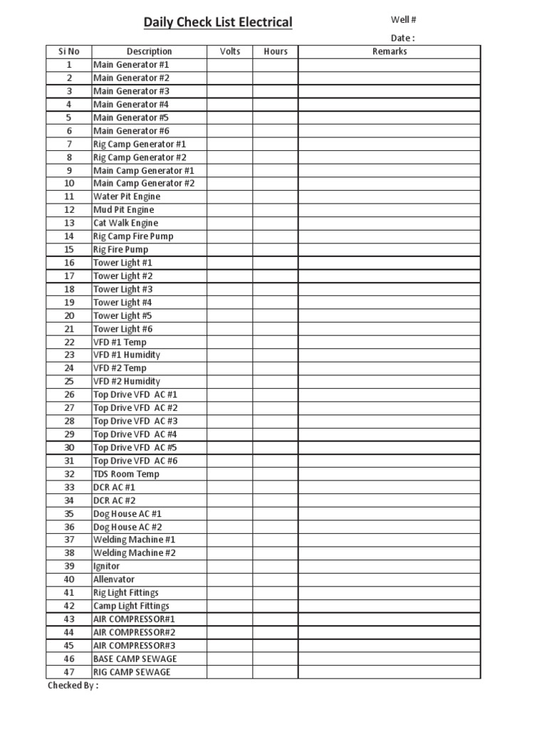 Electrical - Daily 1 | PDF