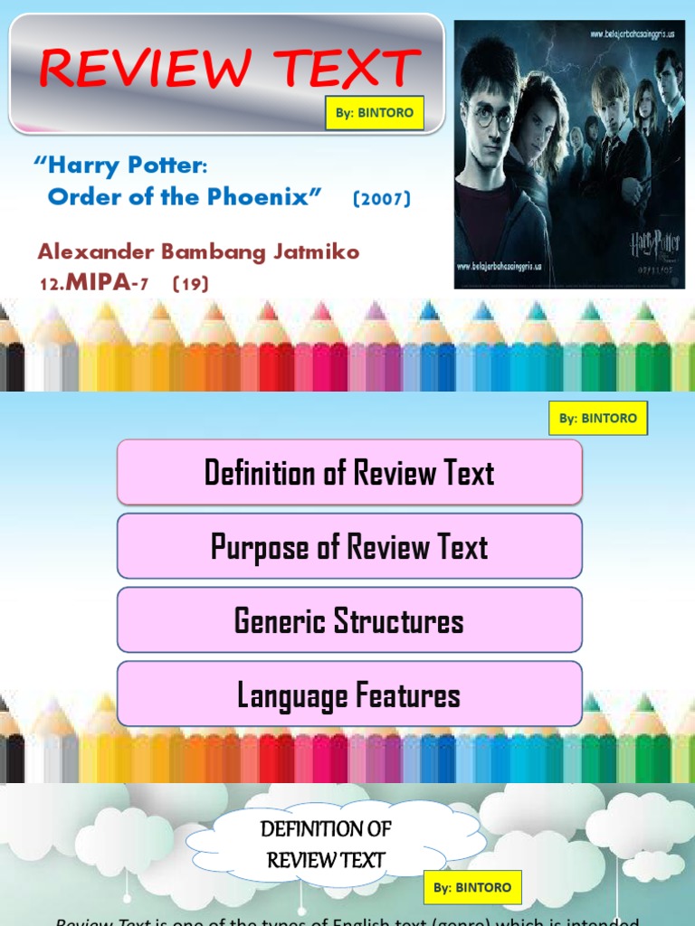 Review of Harry Potter's Fifth Book | PDF | Young Adult