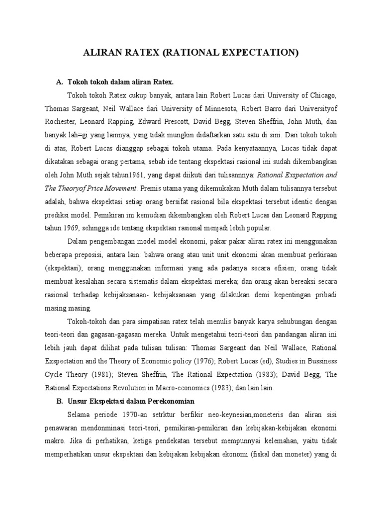 Tokoh dan Teori Aliran Ratex | PDF | Politik | Ilmu Sosial