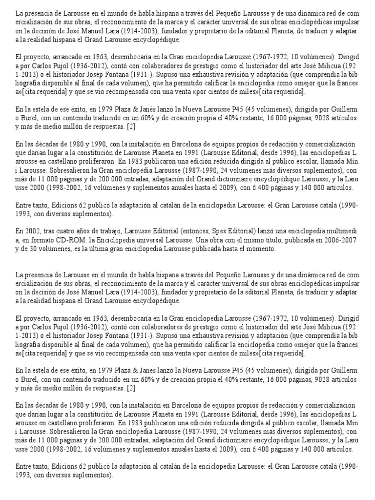 Larousse | PDF | Enciclopedias