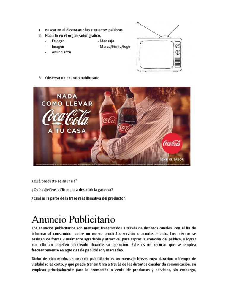 Anuncio Publicitario | PDF | Publicidad | Marca