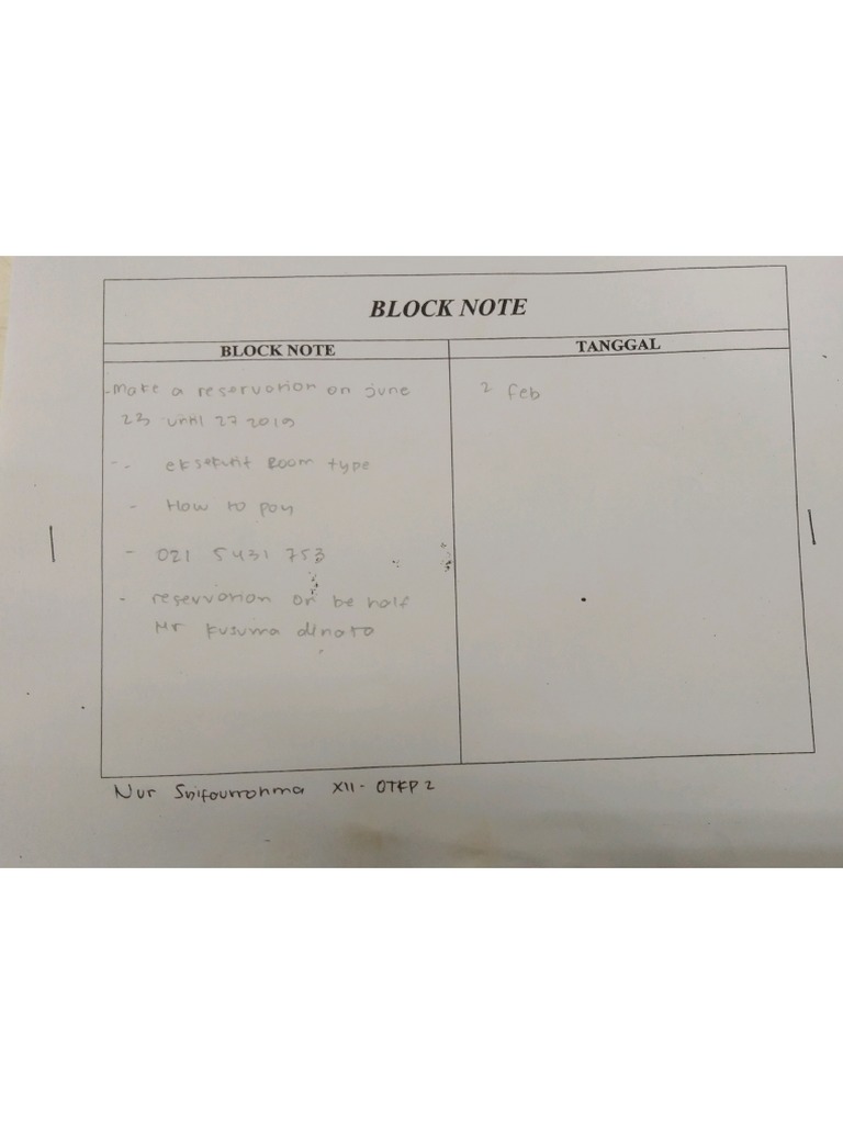 LPT Dan Block Note | PDF