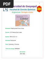 Colorantes Histológicos Más Comunes | PDF | Tinción | Biología Celular