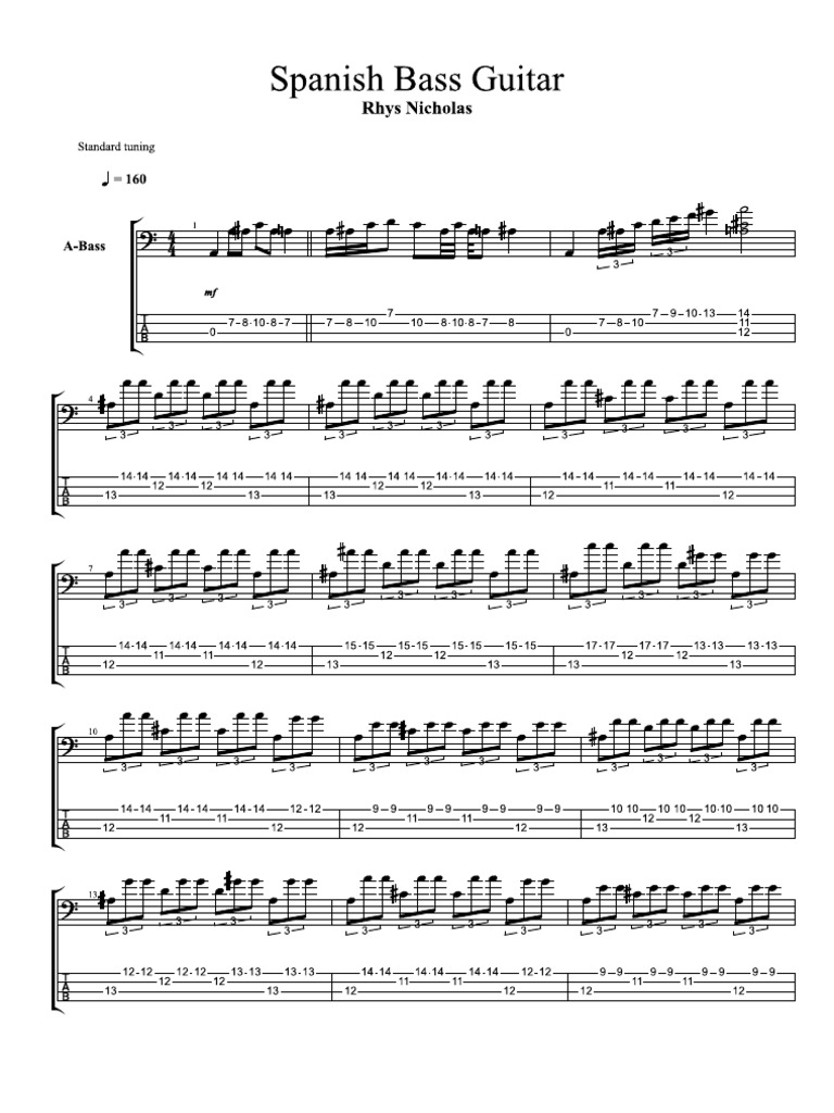 Spanish Bass Guitar | PDF