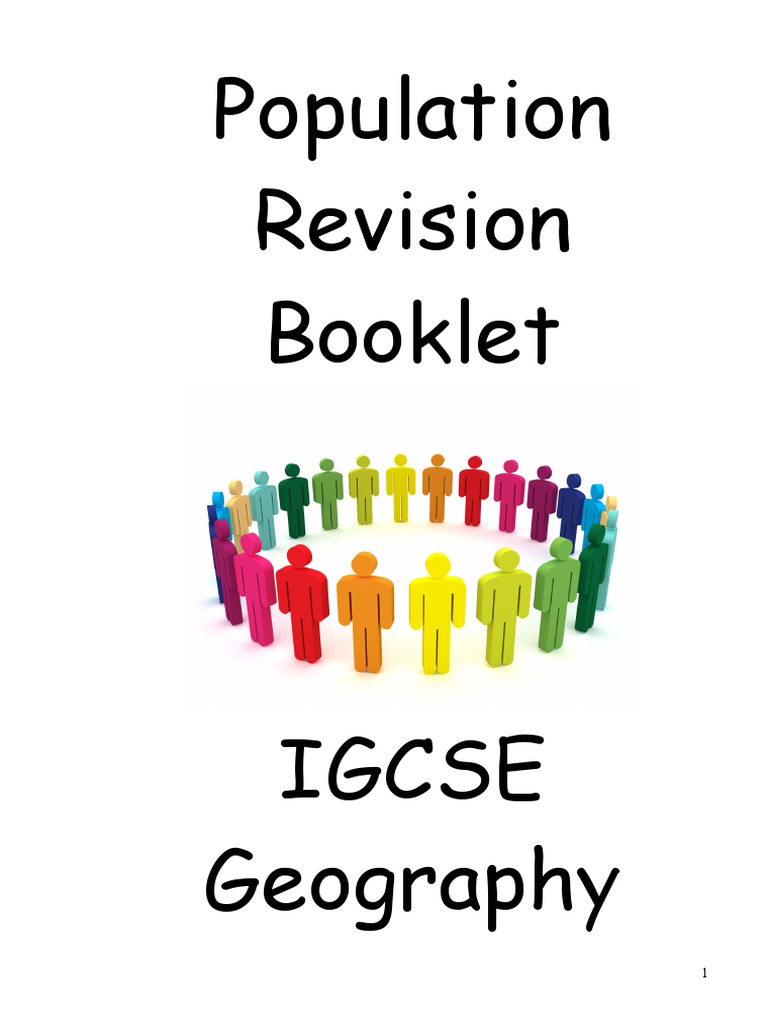 Revision Booklet - Population | PDF | Human Migration | Immigration