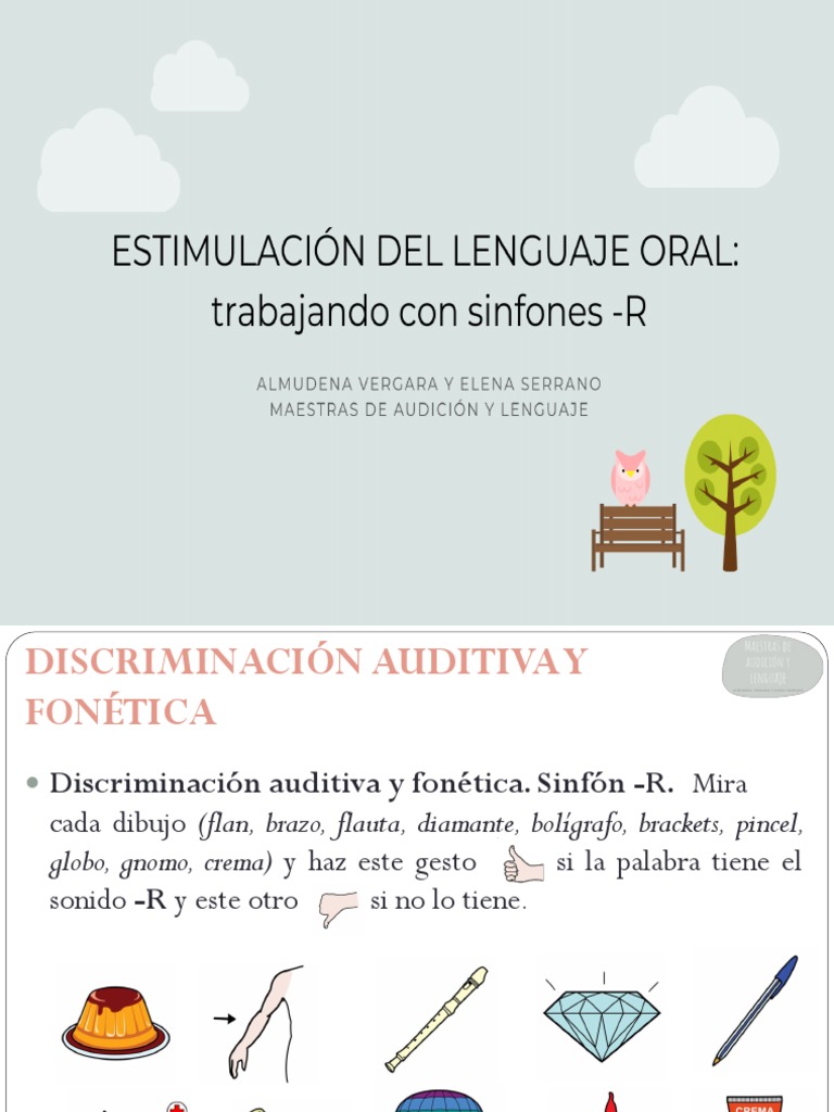 Estimulacion Del Lenguaje Sinfones R | PDF