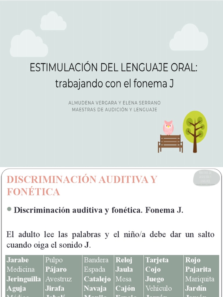 Actividades Fonema J para Niños | PDF | Comunicación humana | Lingüística