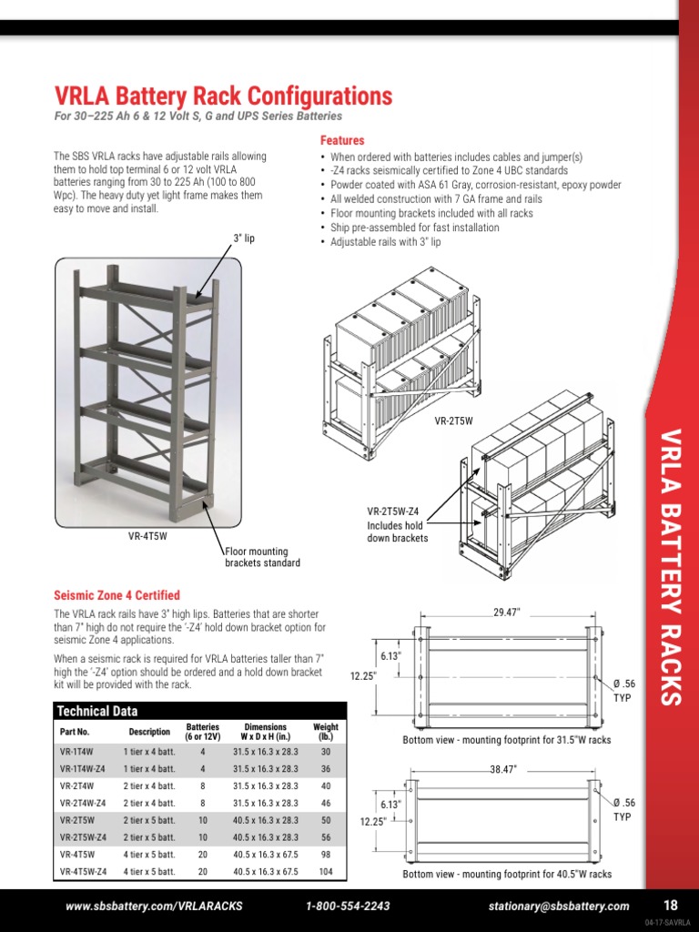 Battery Orientation Grid Rack | PDF | Equipment | Electrical Engineering