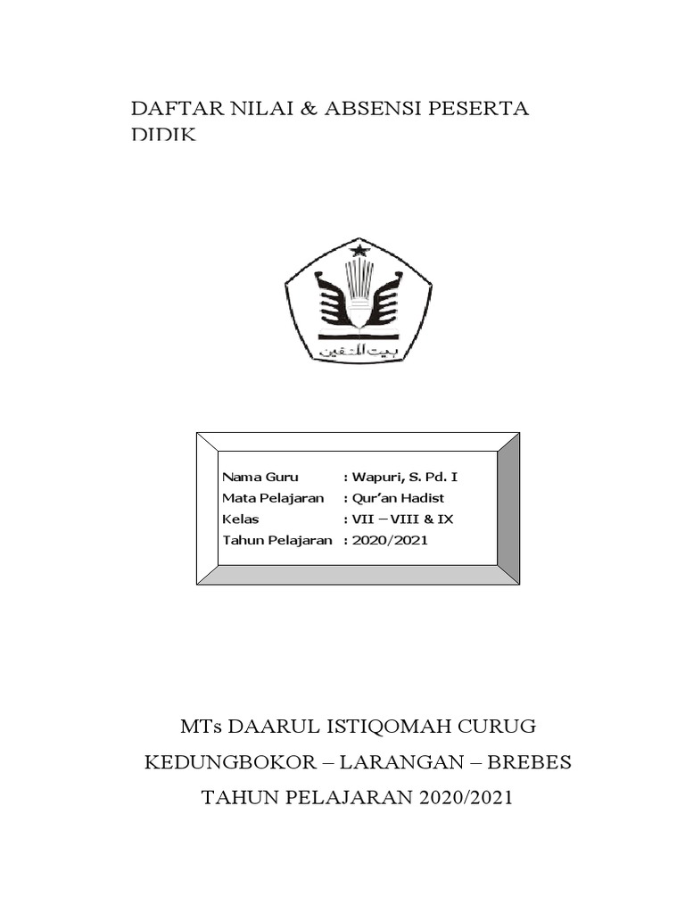 Caver Daftar Nilai | PDF