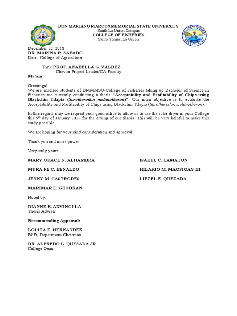 Don Mariano Marcos Memorial State University College of Fisheries | PDF