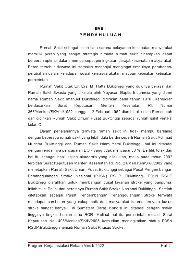 Program Kerja RM 2022 | PDF | Bisnis