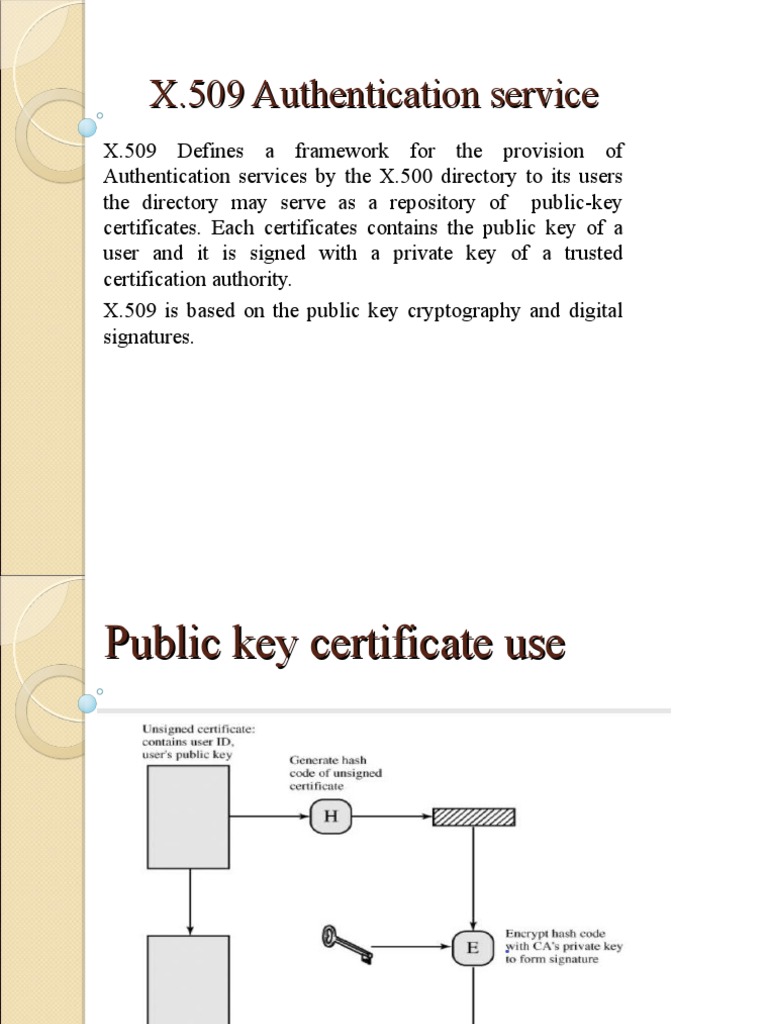 Authentication | PDF | Public Key Certificate | Public Key Cryptography