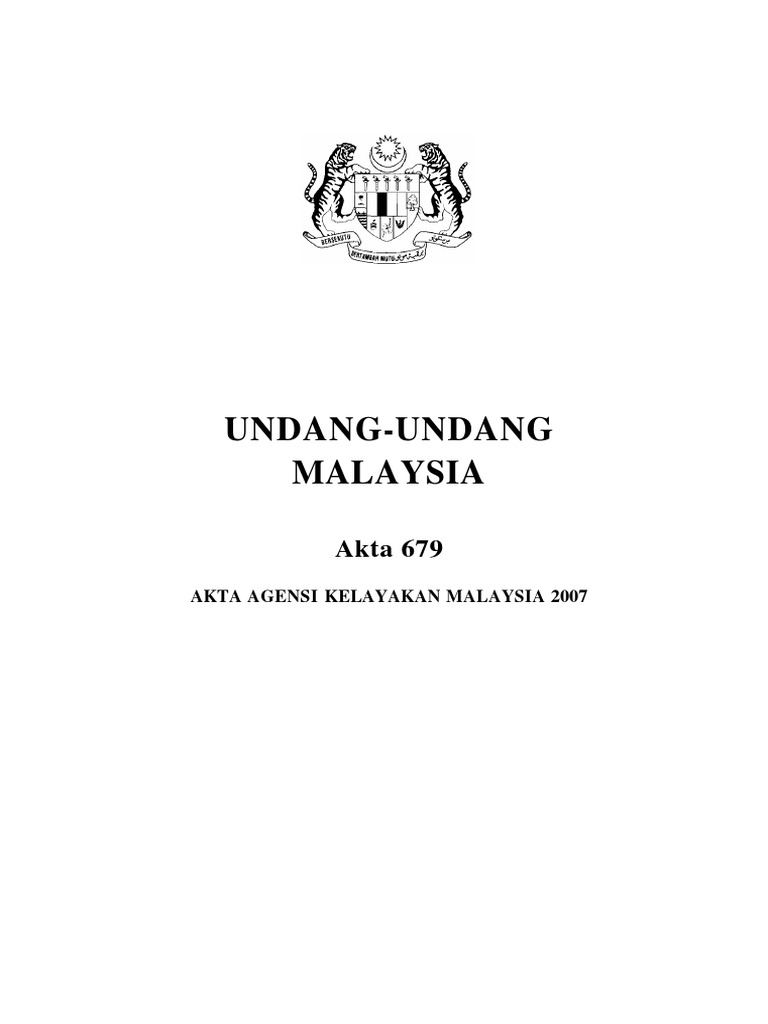 Akta Mqa 679 | PDF