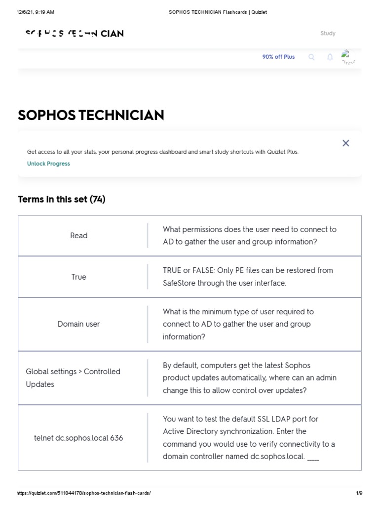 Sophos Technician 3.0 | PDF | Malware | Proxy Server