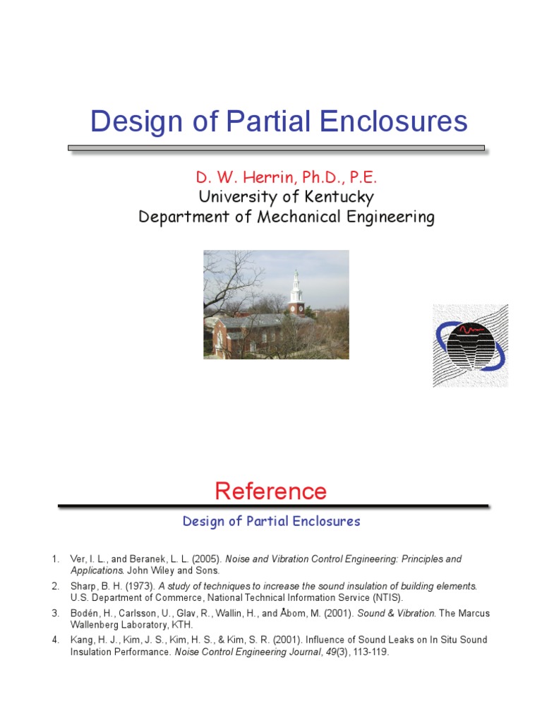 08 Partial Enclosures | PDF | Frequency | Noise