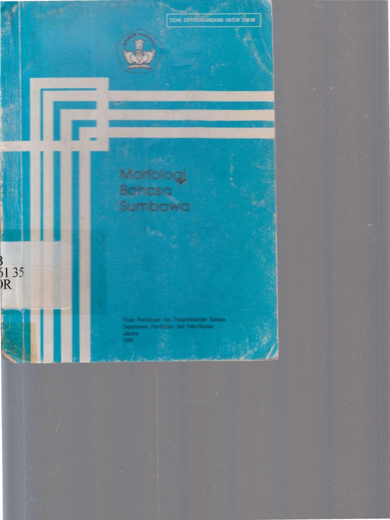 Morfologi Bahasa Sumbawa 155 | PDF | Seni & Disiplin Bahasa