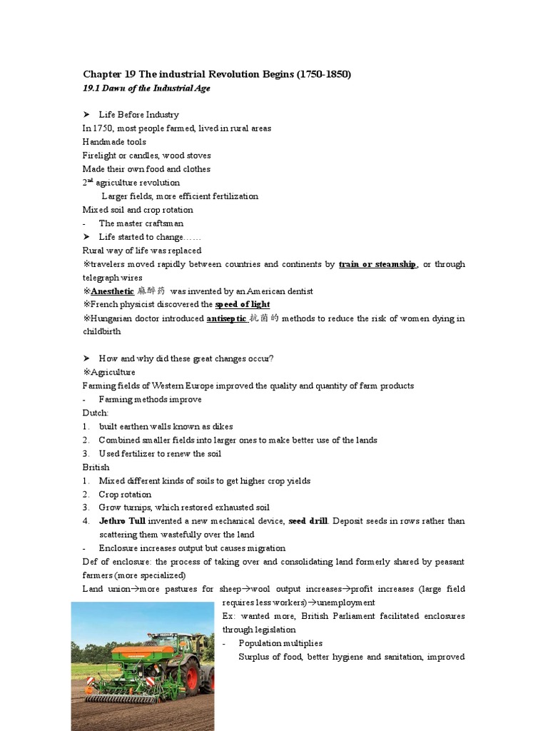 Chapter 19 The Industrial Revolution Begins | PDF | British Empire ...