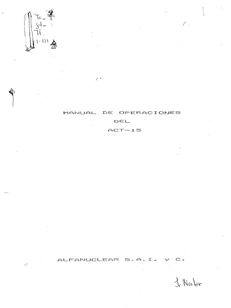 Manual Activimetro Alfanuclear ACT-15 | PDF