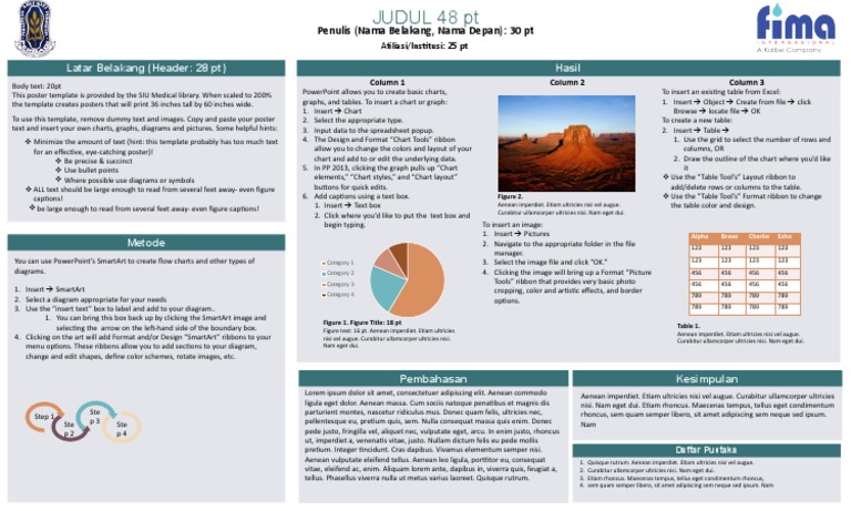 Poster Presentation - Template | PDF | Page Layout | Chart