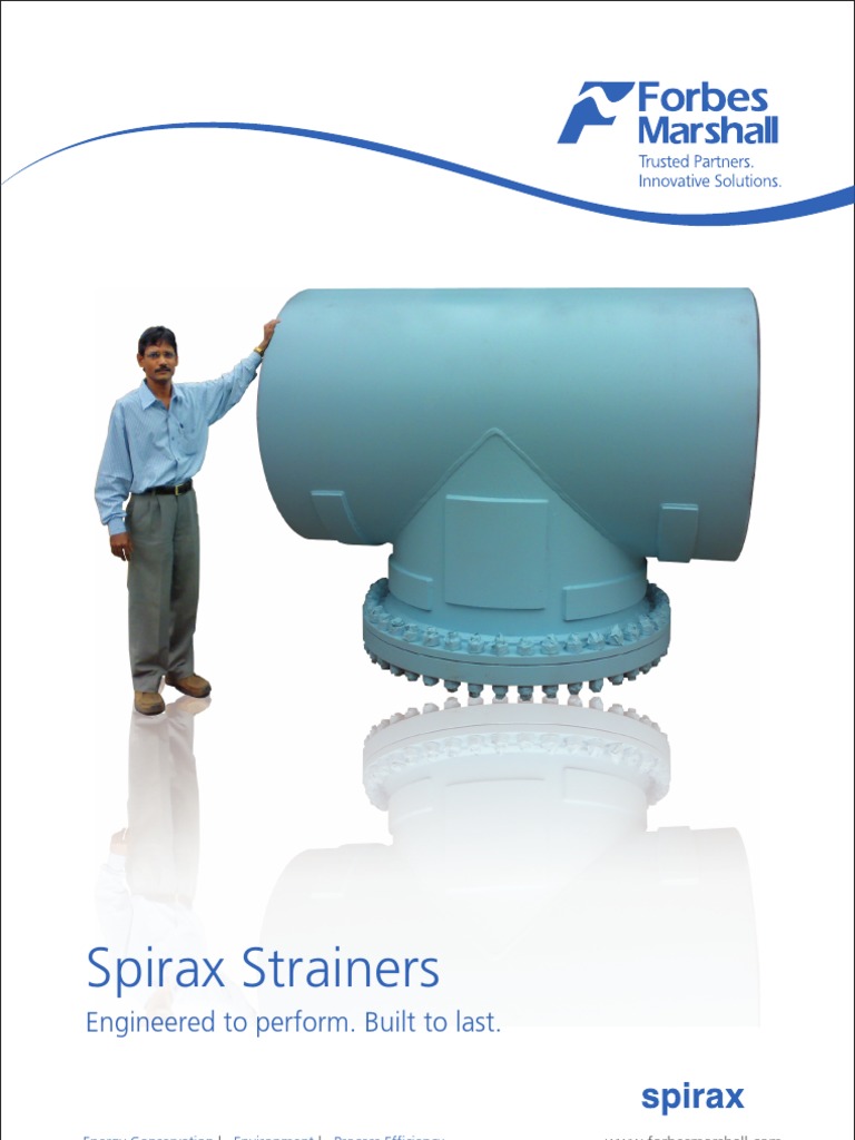 Spirax Strainer | PDF | Steam | Mechanical Engineering