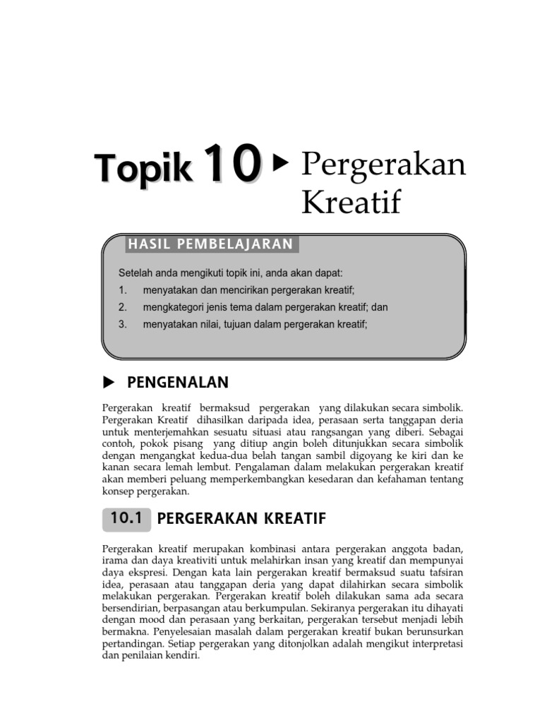 Pergerakan Kreatif | PDF | Pengembangan Diri