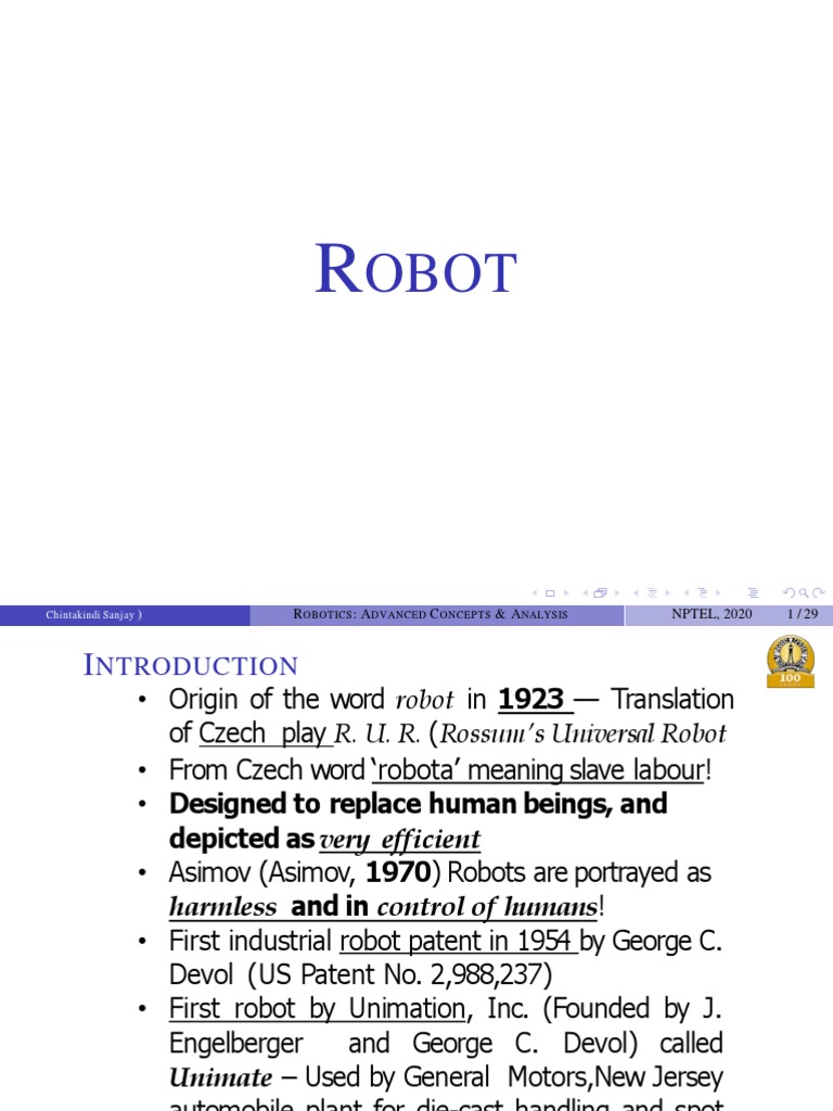 Rev Robot | PDF | Robot | Robotics
