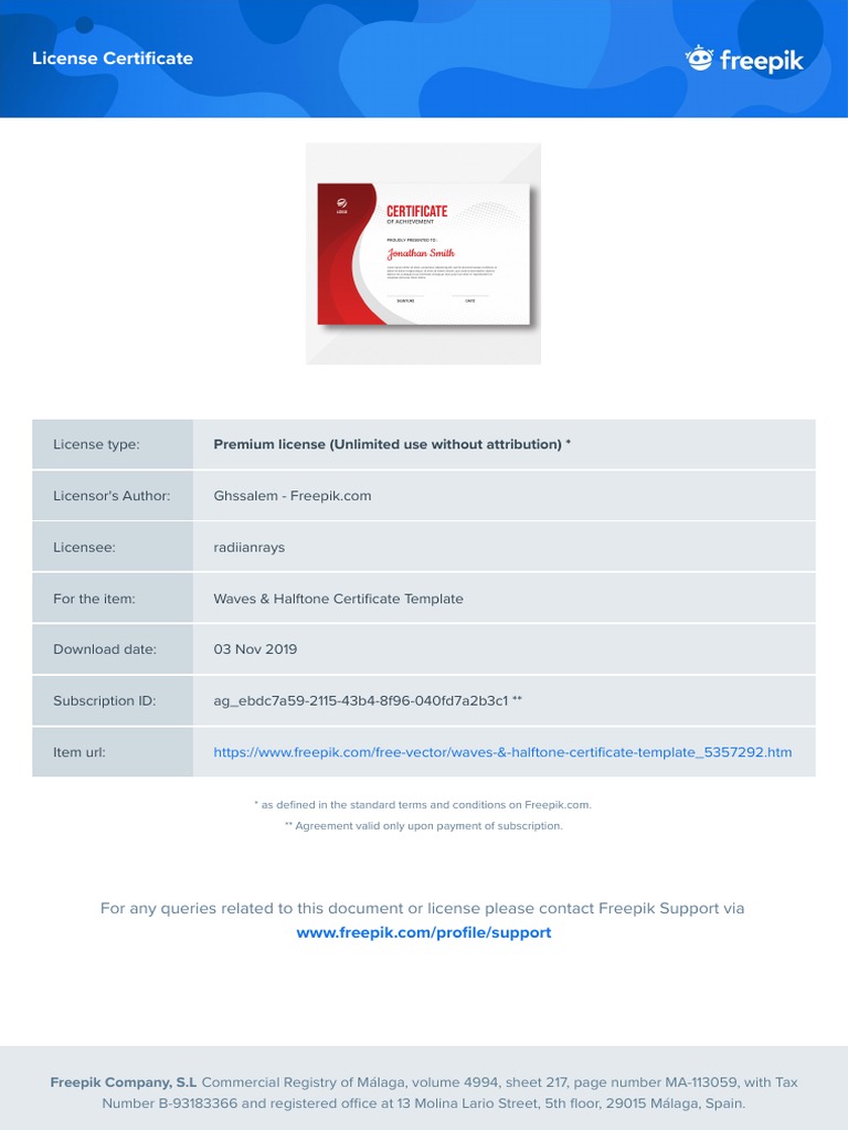 License Face &sixton Template 5357292 | PDF | License | Software