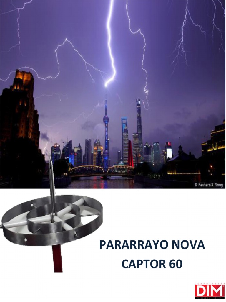Pararrayo Activo Nova Captor 60 | PDF | Naturaleza | Ingeniería de Edificación