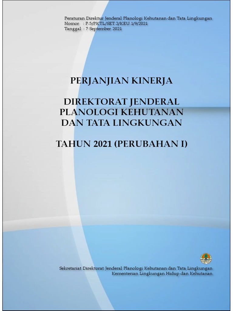 Perkin Ditjen PKTL 2021 Rev 1 | PDF