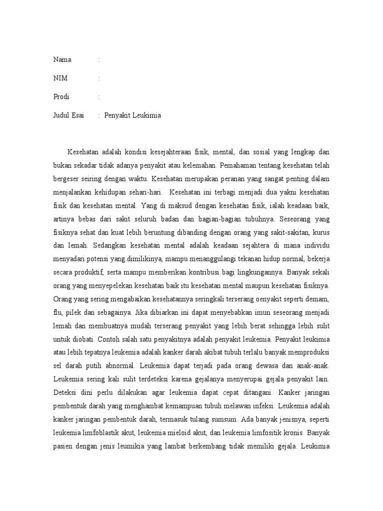 Esai Leukemia | PDF