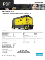 Atlas Copco PTS 1600 Compressor Specs | PDF | Machines | Internal ...