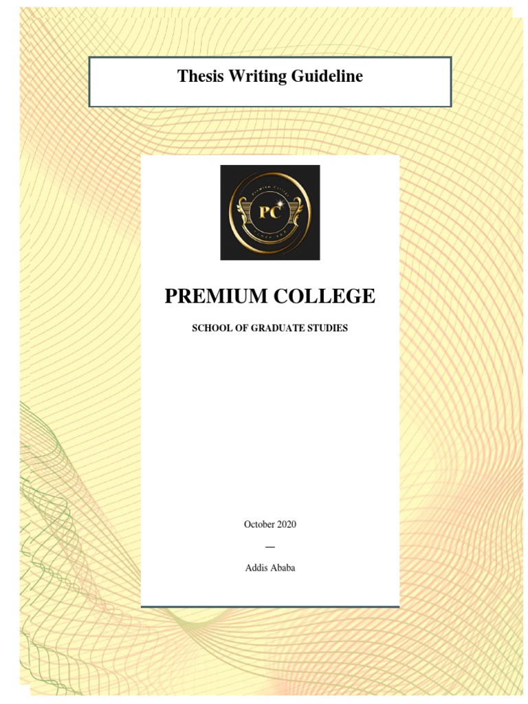 Guideline For Thesis Writing | PDF | Statistics | Critical Thinking