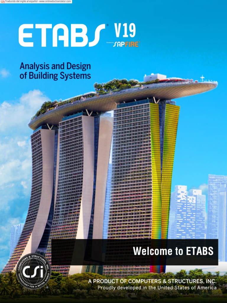 Bienvenidos A ETABS | PDF | Software | Autodesk Revit