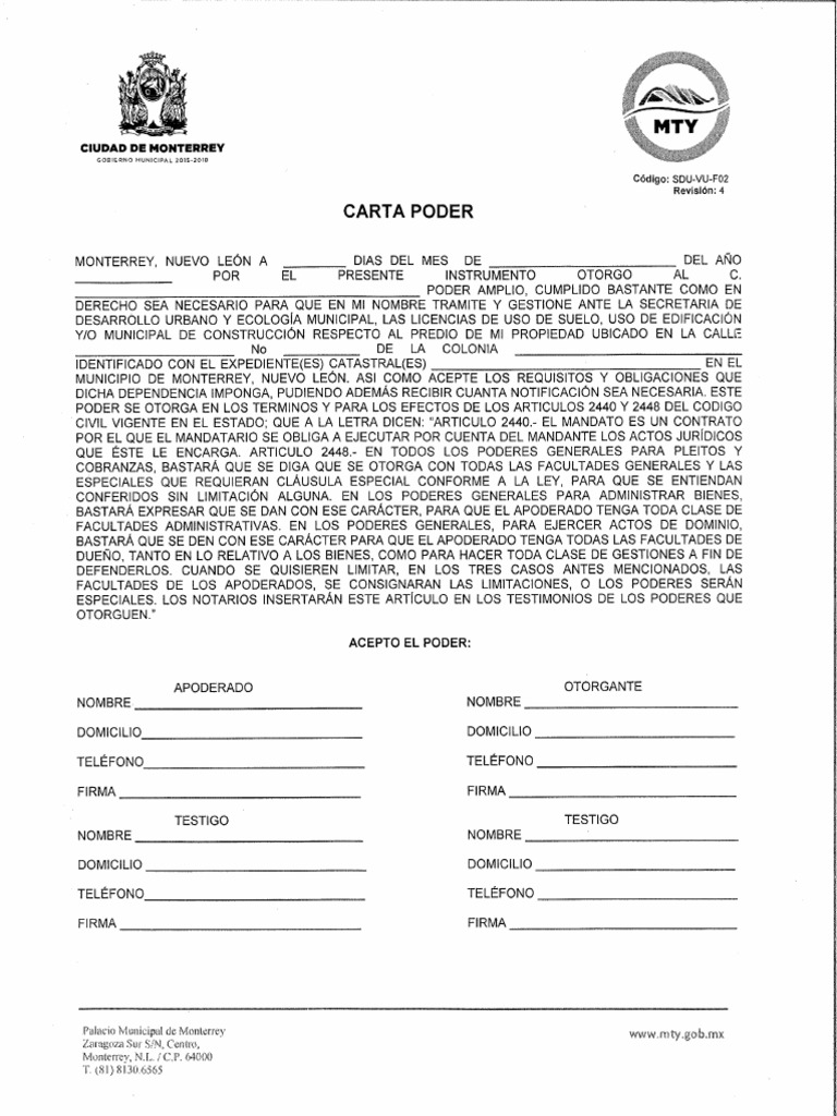 Carta Poder | PDF