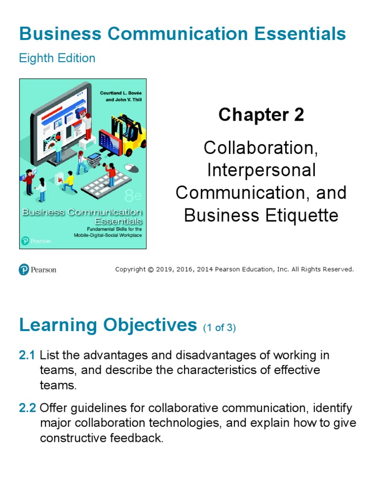 Chapter2 - Collaboration, Interpersonal Communication, and Business ...