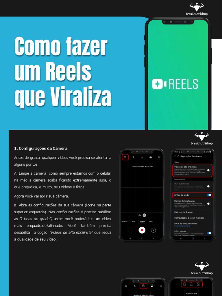 Como Fazer Um Reels Que Viraliza | PDF | Câmera | Aplicativo para celular