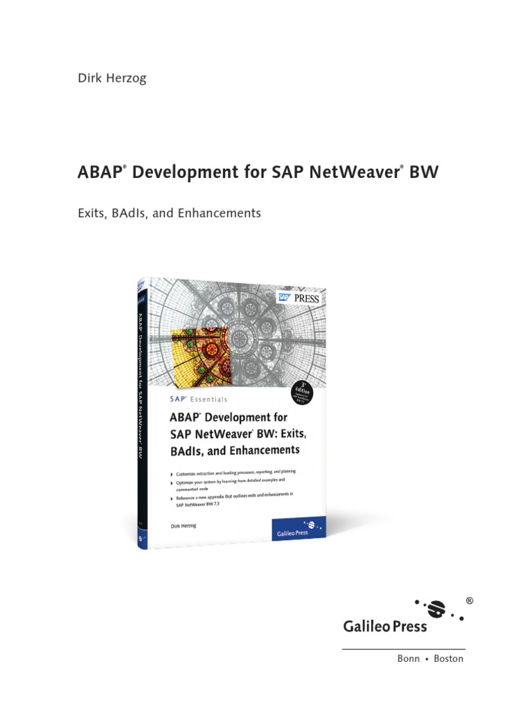 ABAP Development in SAP BW | PDF | Subroutine | Variable (Computer Science)