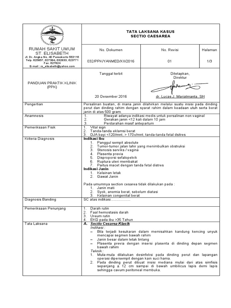 32 Sectio Caesarea | PDF