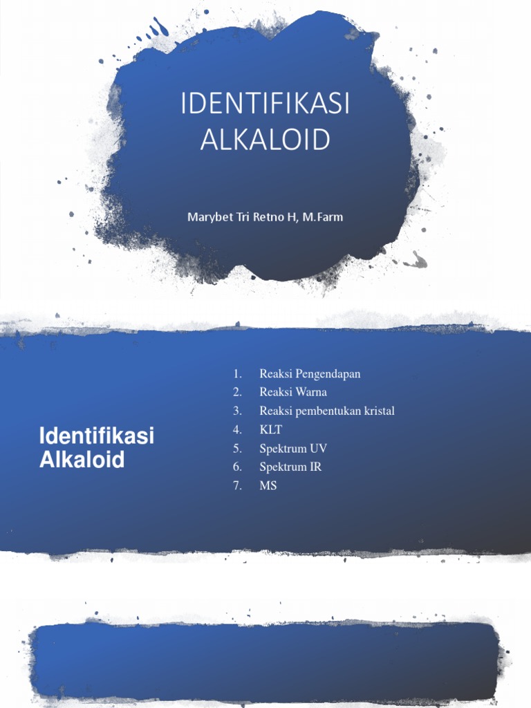 Identifikasi Alkaloid | PDF