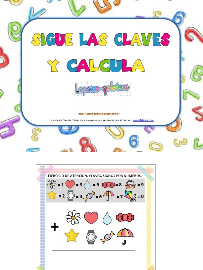 Sumas y Restas Con Dibujos | PDF