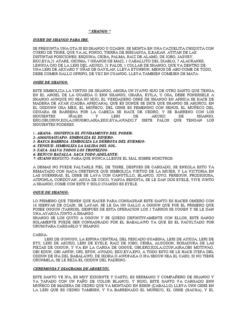 Shango | PDF