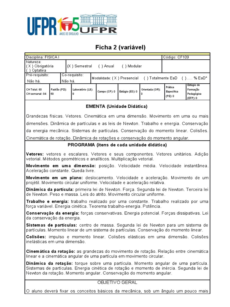 CF109 - CF110 - CF111 - CF113 - Mecd - Mecn - Dfis | PDF | Iniciativa/Conjuntura | Eletricidade