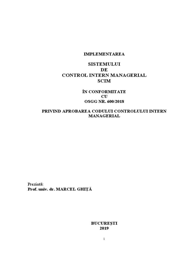 Implementare Scim 2020 | PDF