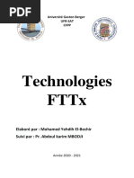 Memoire FTTH | PDF | Fibre optique | Réseau électrique