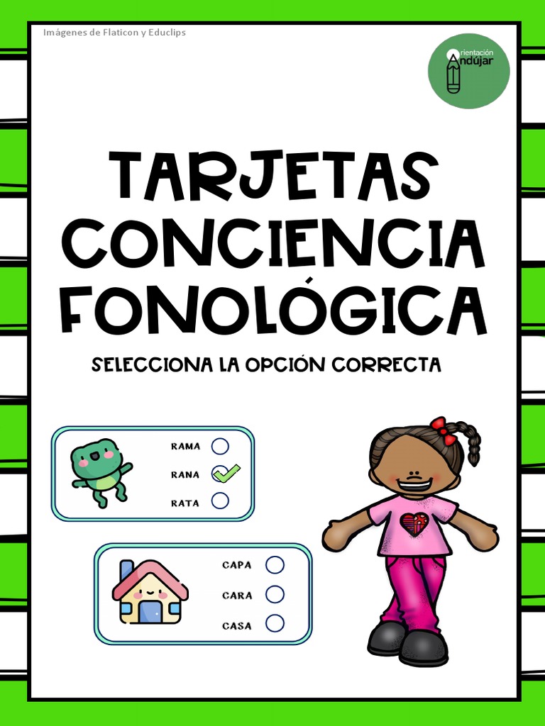 Tarjetas Conciencia Fonológica | PDF