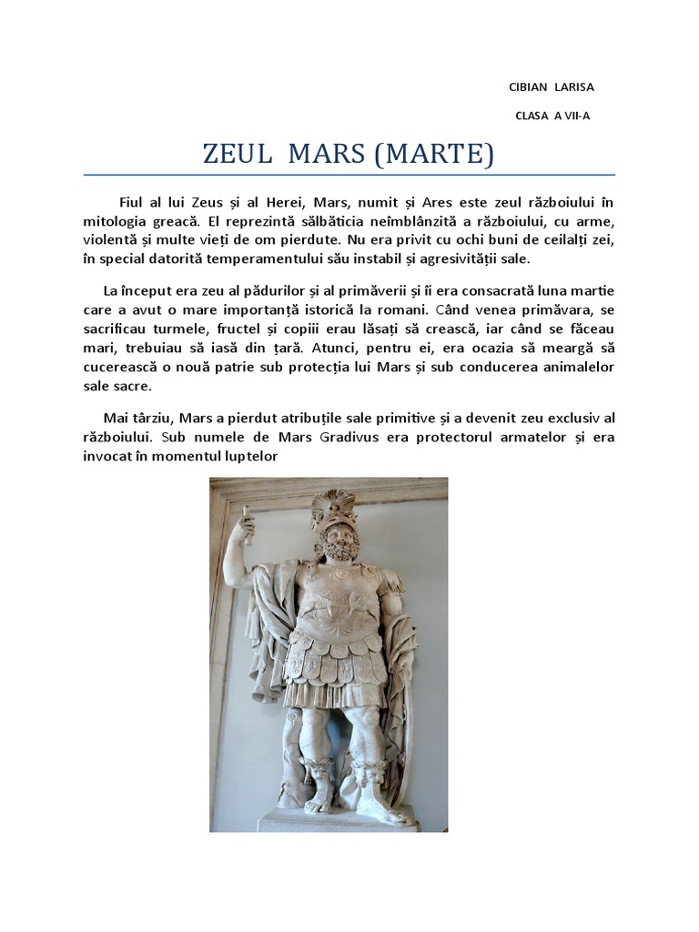 Zeul Mars | PDF